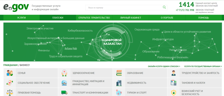 Личные кабинеты государственных порталов и сайтов организаций